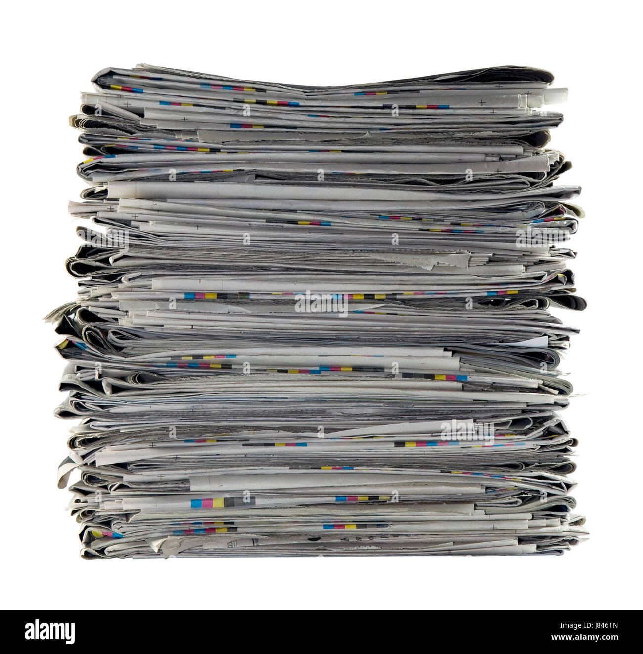 newspaper journal objects education entertainment isolated ...