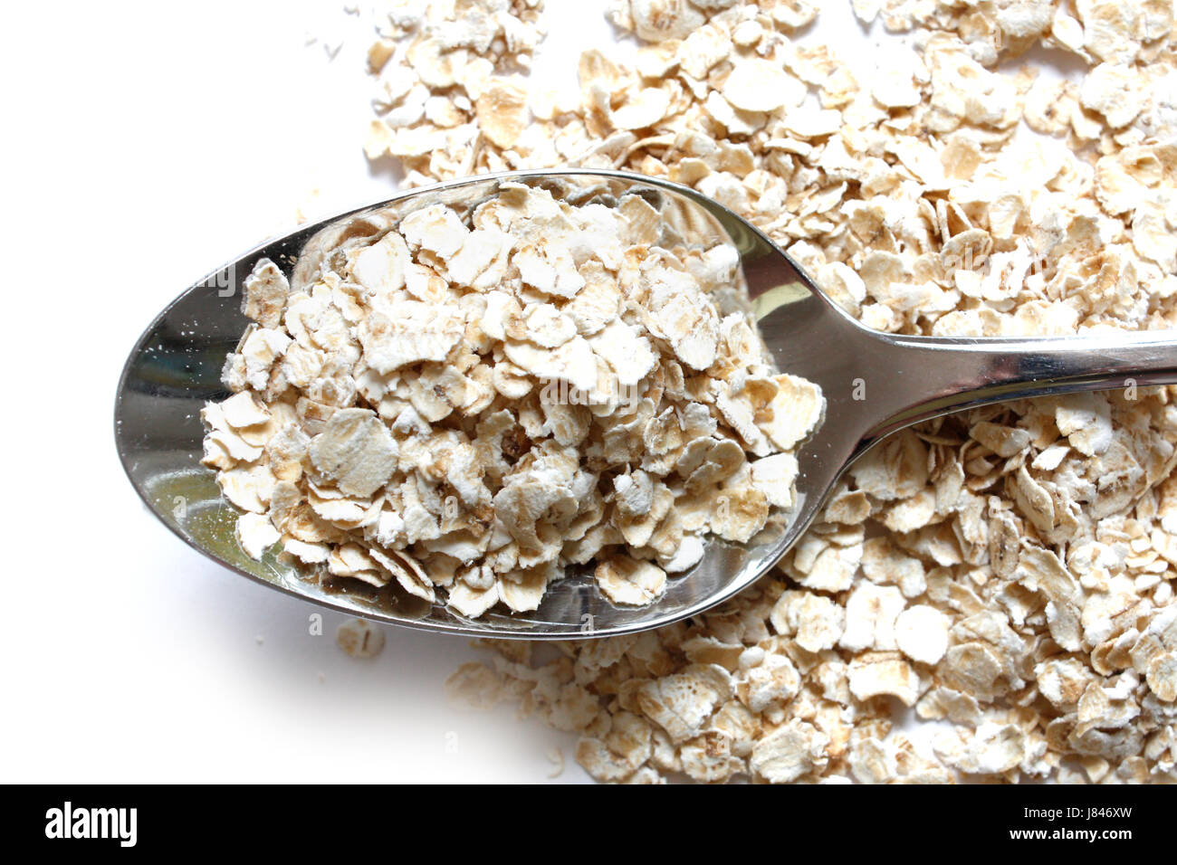 isolated grain studio oats rolled heap bunch cereal cutout flake ...