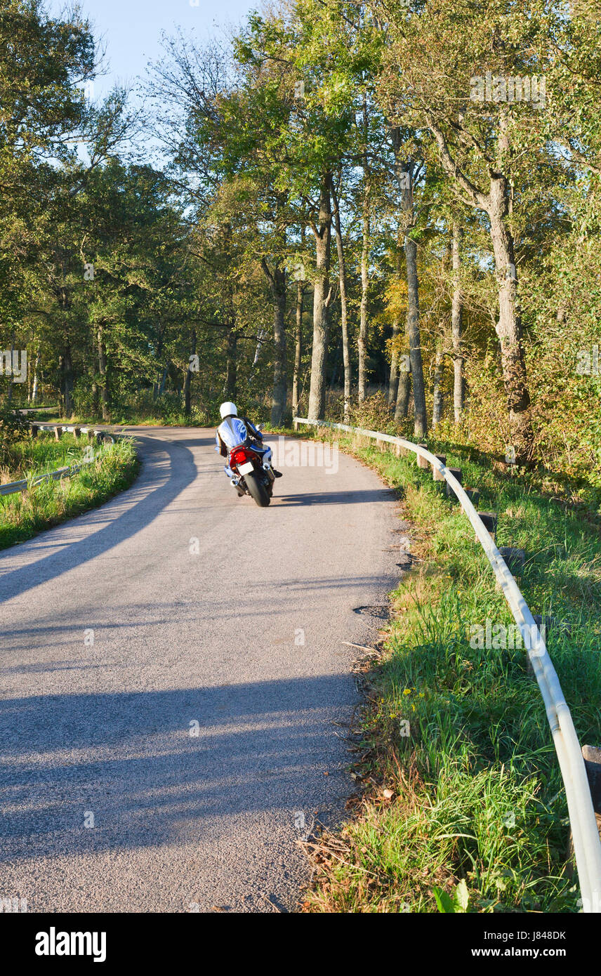 biker curve driving road bike bicycle cycle motorcycle motorbike street ...