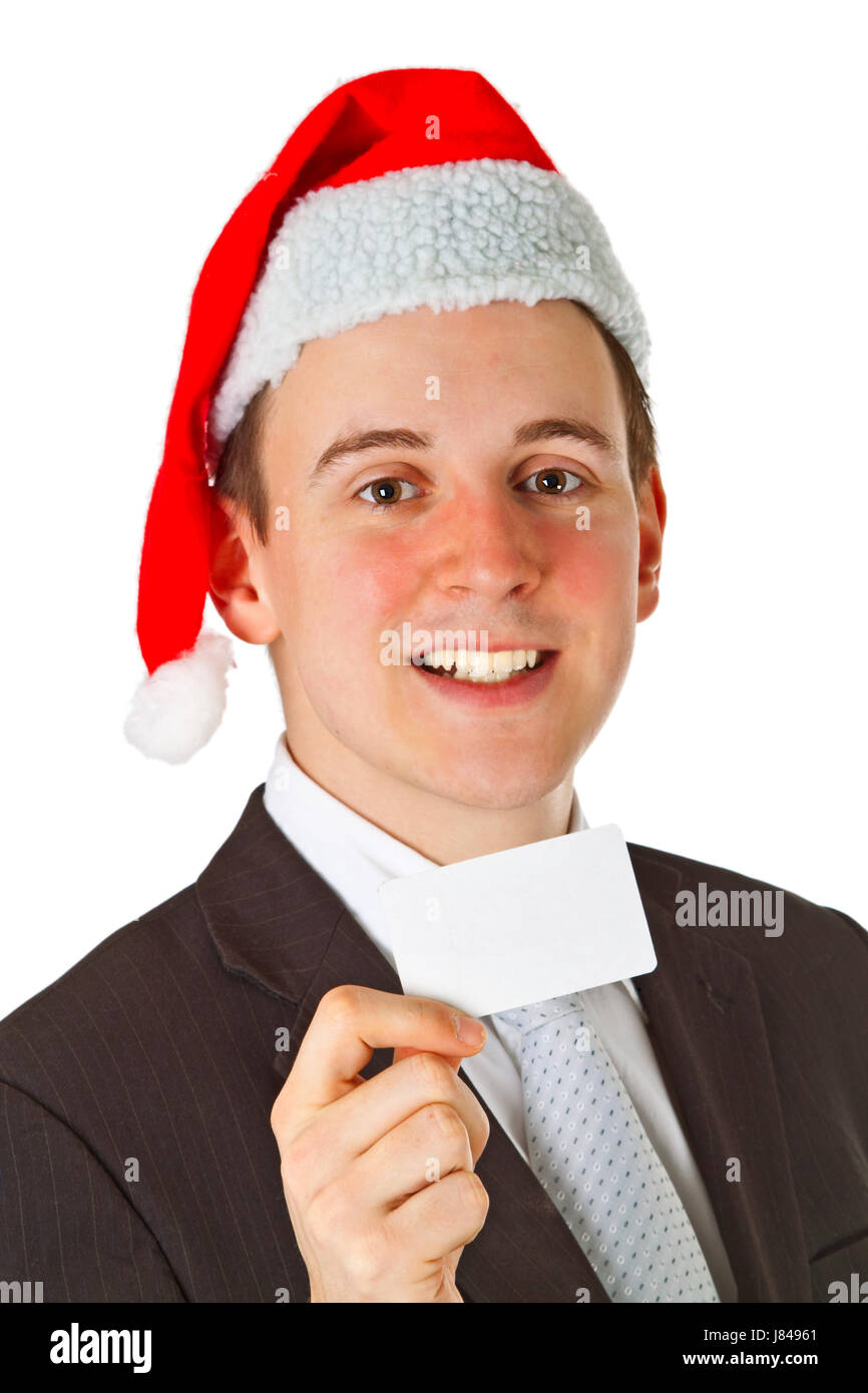 santa claus with business Stock Photo - Alamy