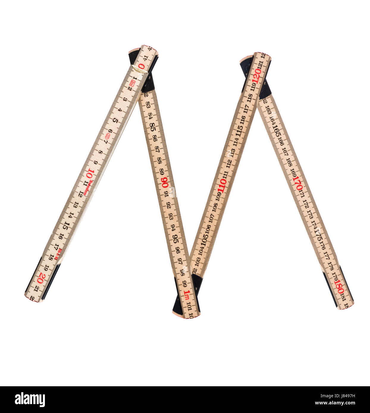 tool isolated wood ruler studio shape meter dial gauge folding alphabet ...