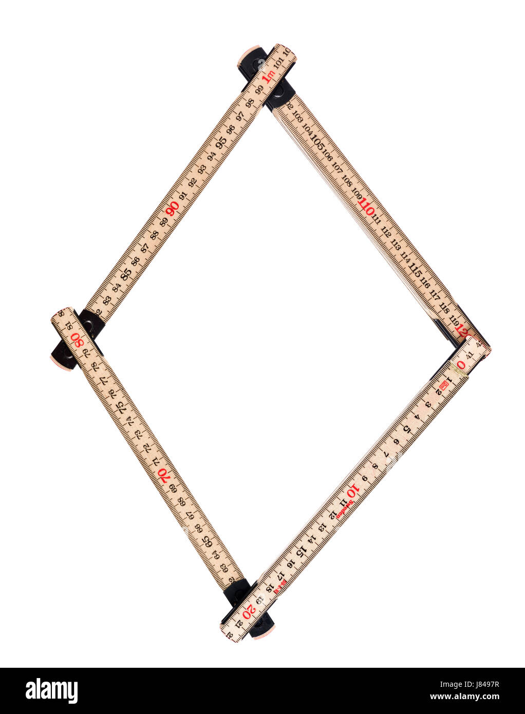 tool isolated wood ruler studio shape meter dial gauge folding alphabet ...