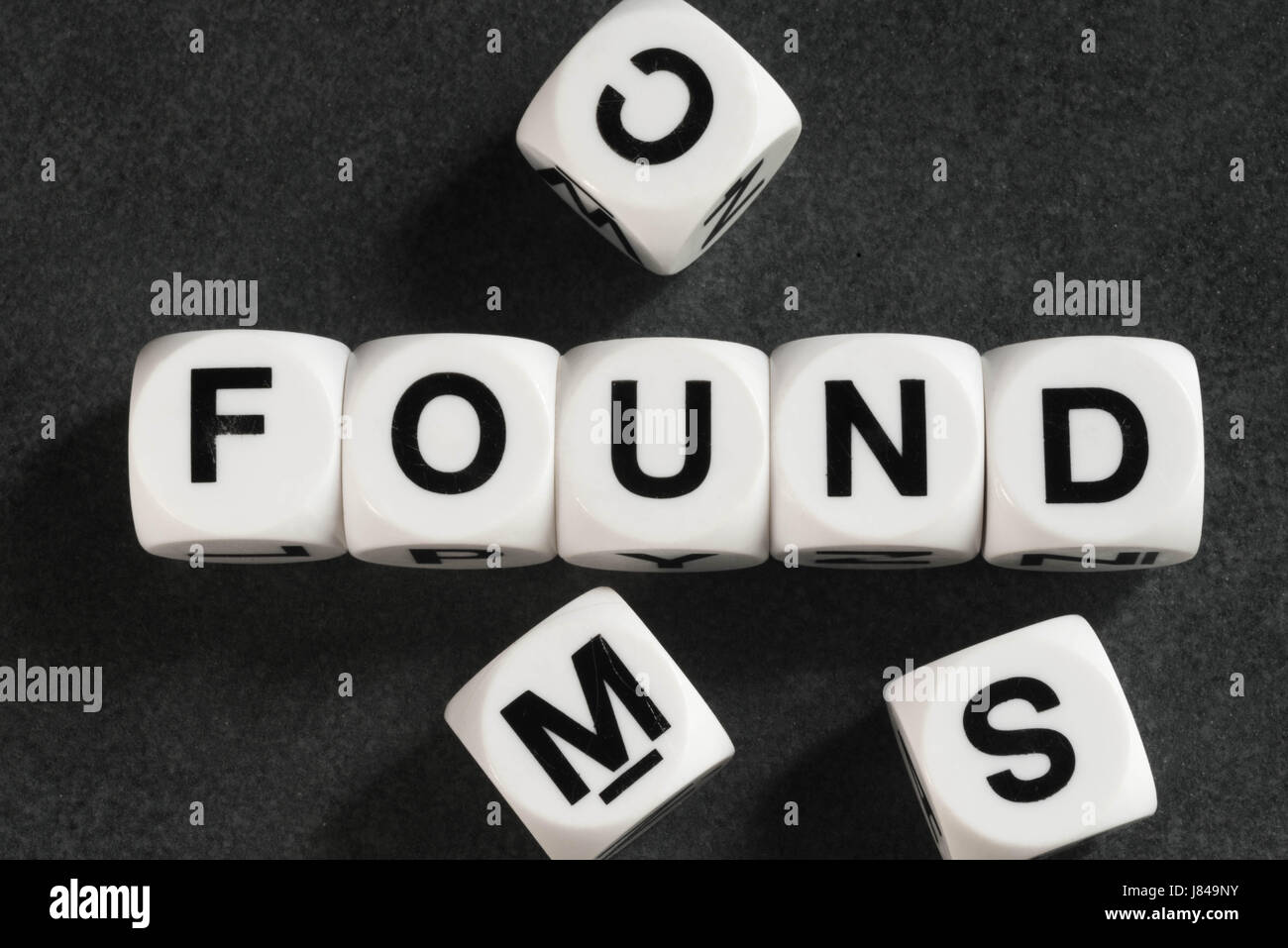 Found alphabet hi-res stock photography and images - Alamy