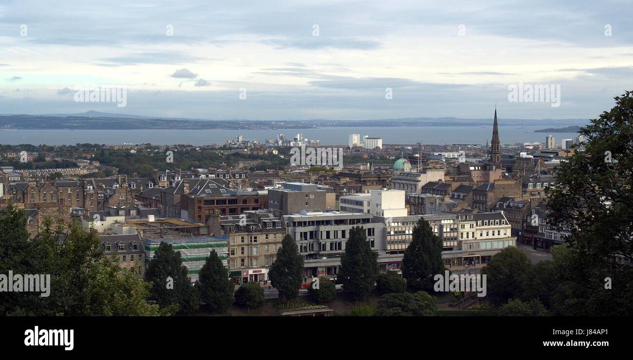 city town centre sight view outlook perspective vista panorama lookout ...