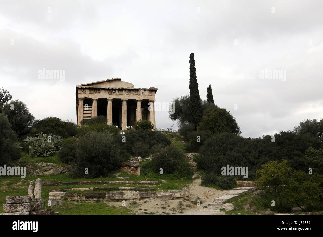order temple greece europe greek wall perspective prospect marble ...