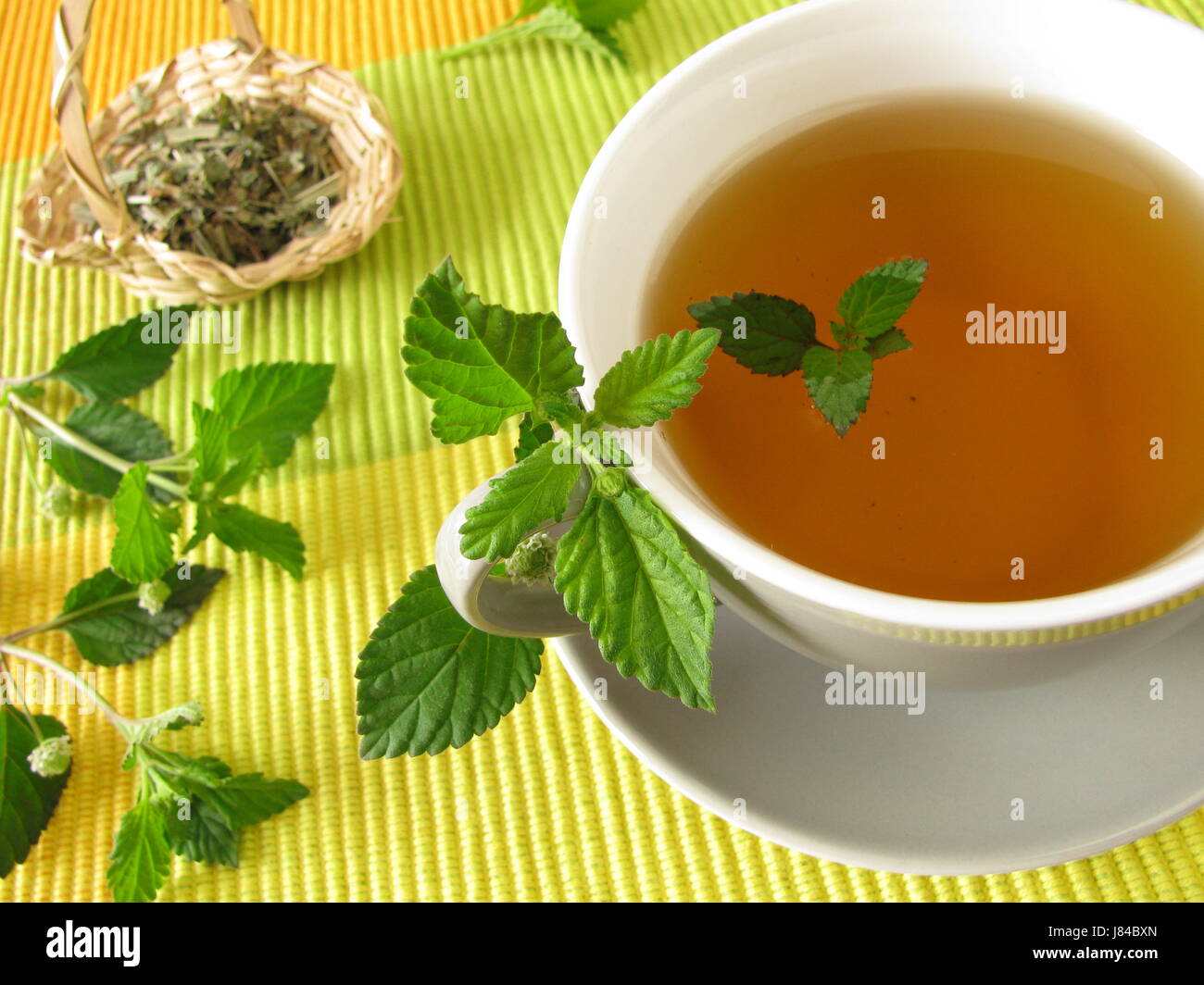 aztec sweet herb tea Stock Photo - Alamy