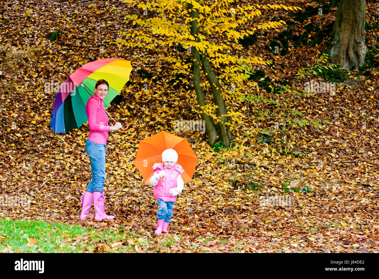 woman familiy family girl girls fall autumn woman humans human beings ...