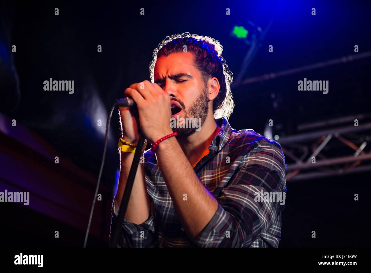 Man singing with passion hi-res stock photography and images - Alamy
