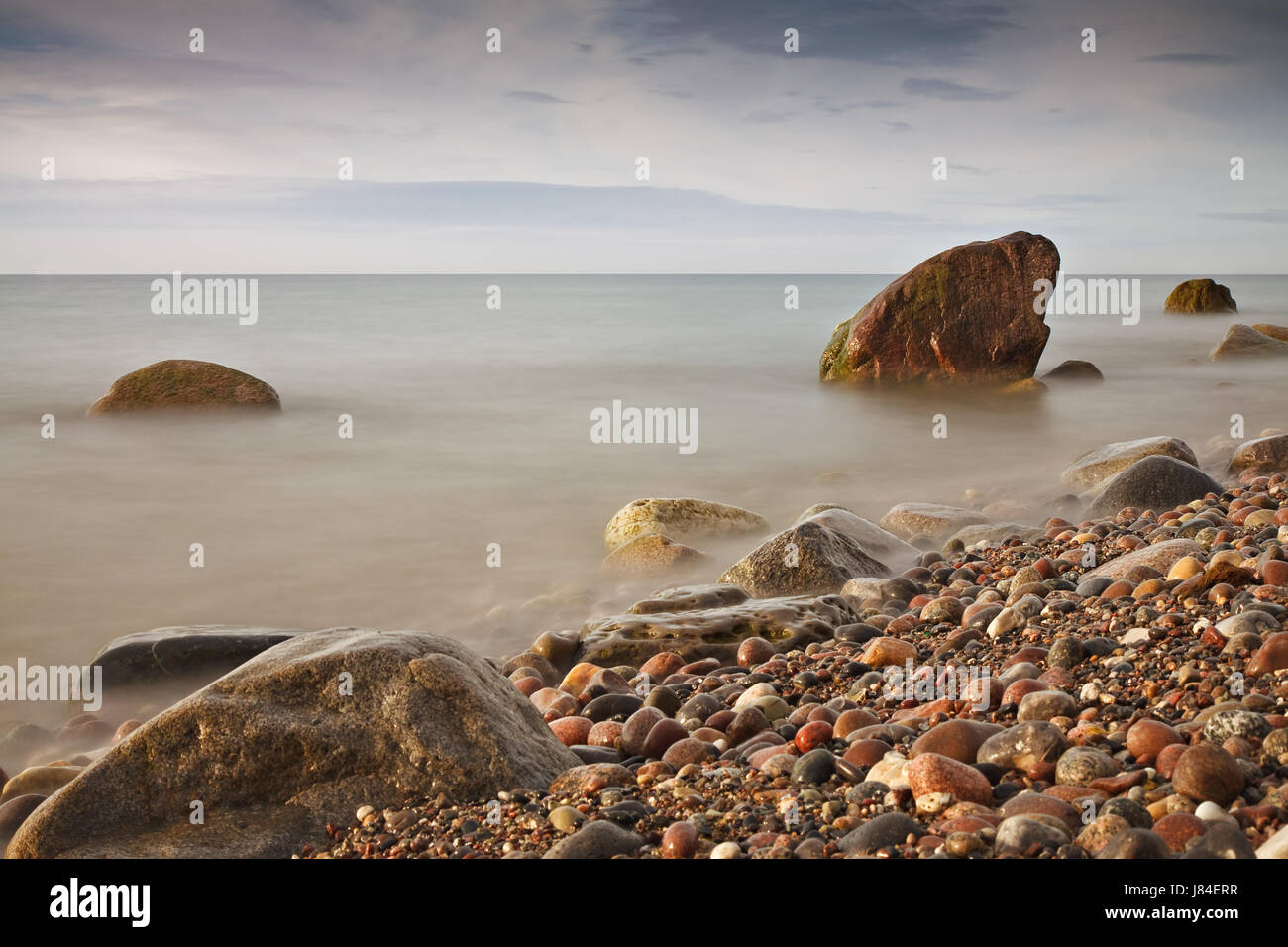 beach seaside the beach seashore rock water baltic sea salt water sea ...