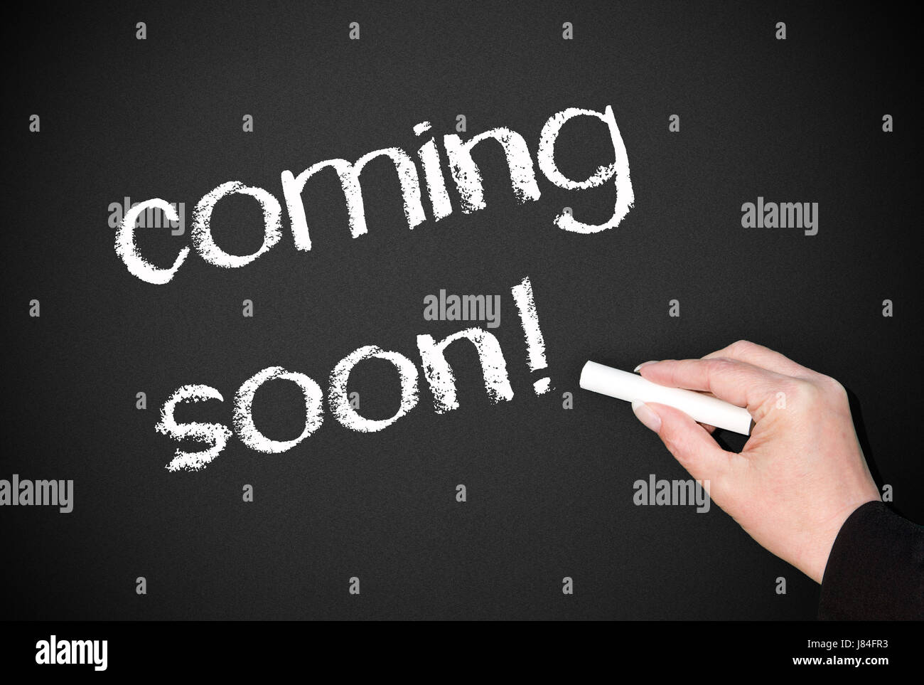 coming soon ! Stock Photo - Alamy