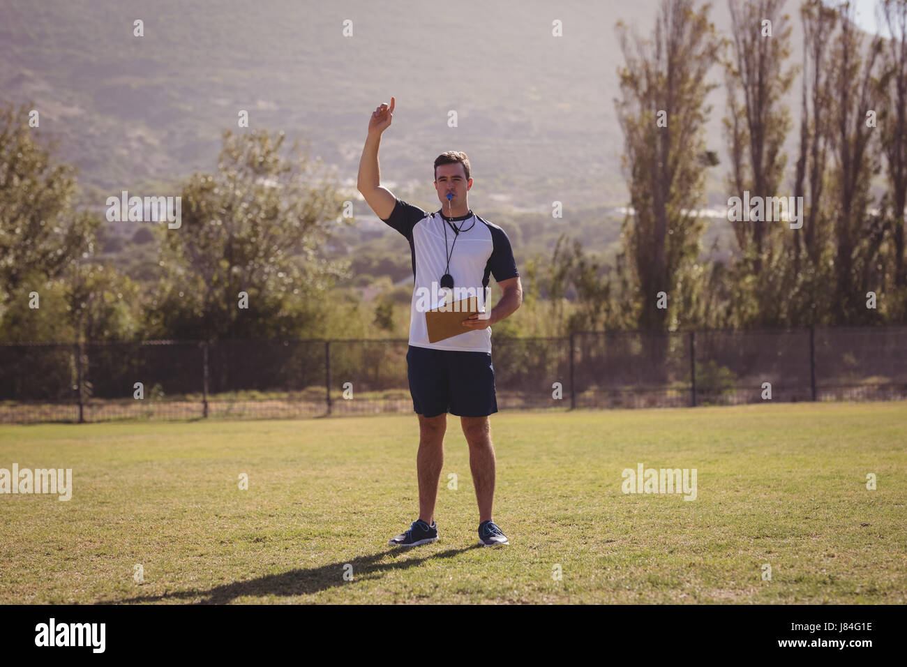 Teacher whistle hi-res stock photography and images - Alamy