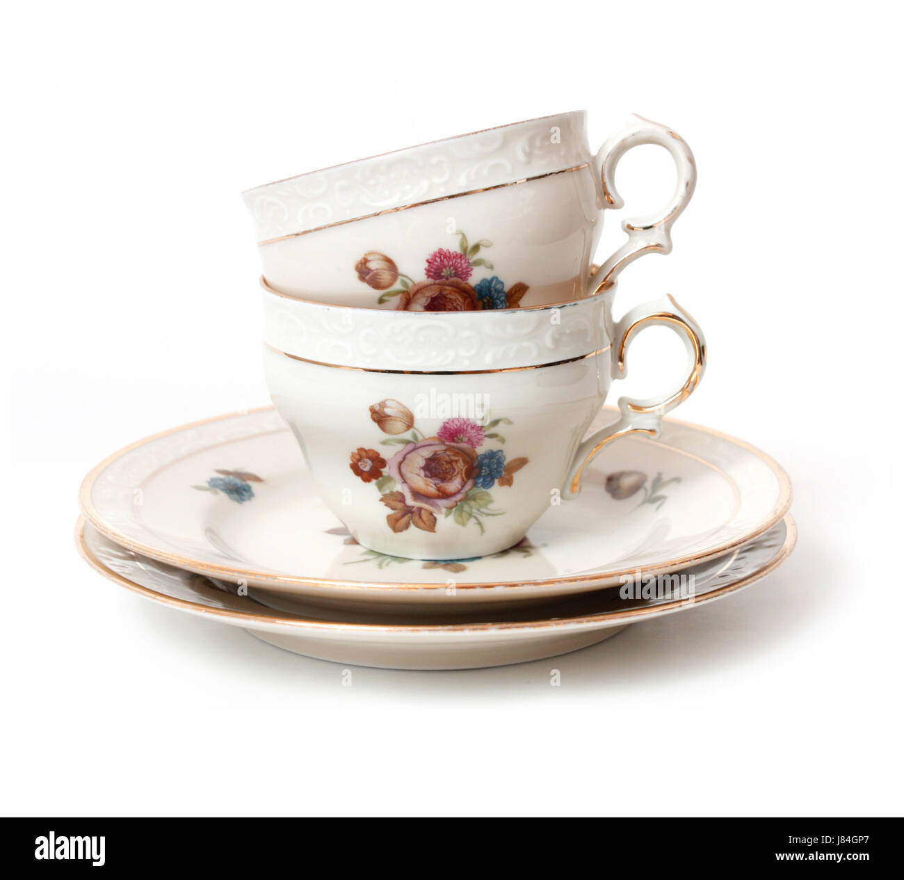 Victorian cup and saucer hi-res stock photography and images - Alamy