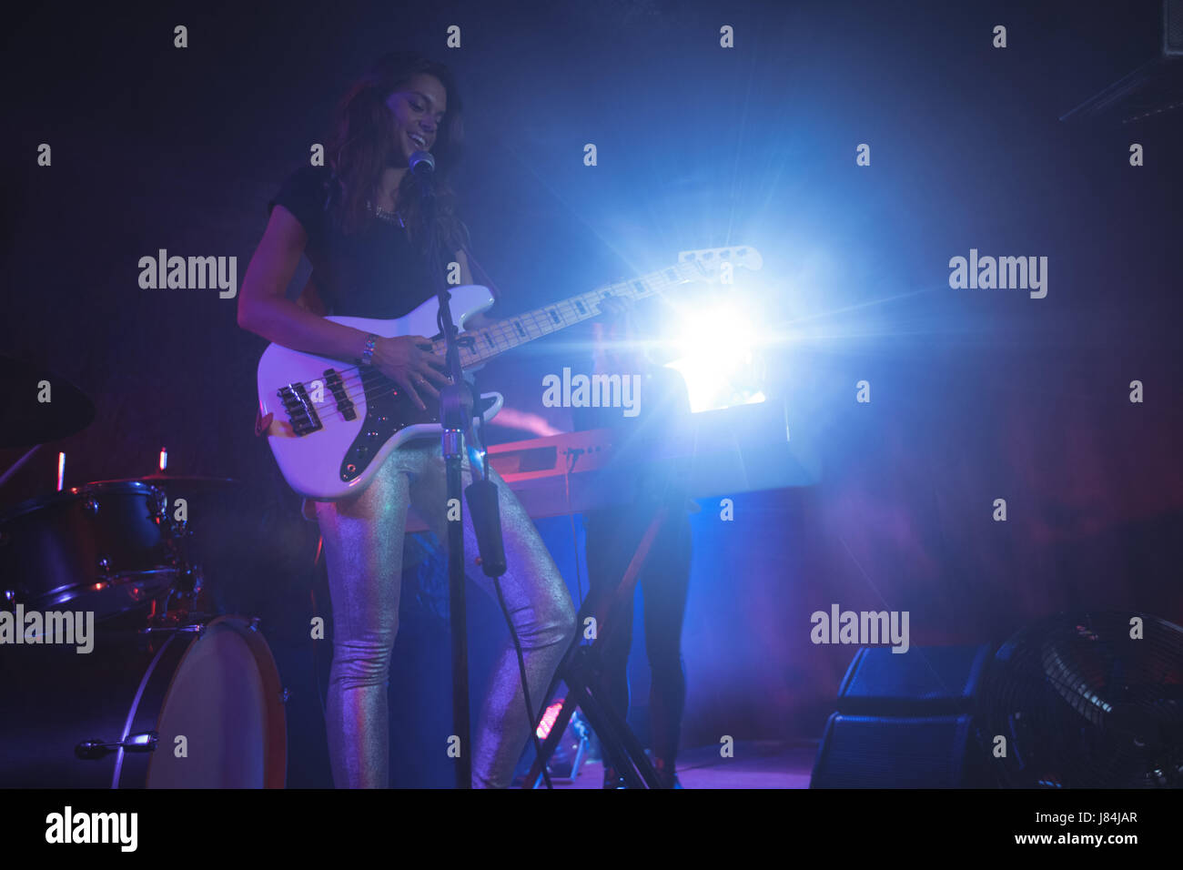 Female Singer Band Stage Guitar High Resolution Stock Photography and ...