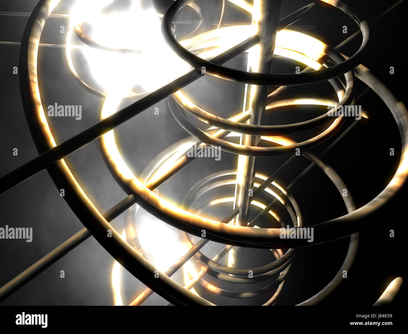 ray illustration mechanic shape digital offensive technology abstract ...