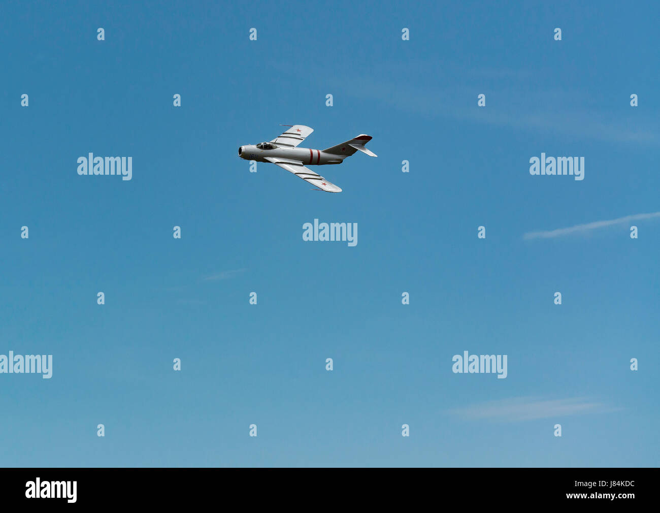 Russian Mig in flight Stock Photo - Alamy