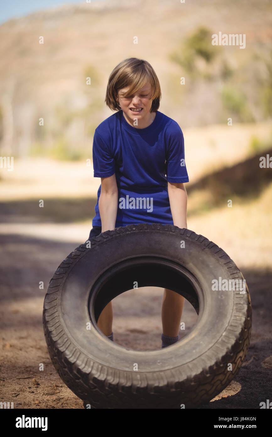 Tyre obstacle course hi-res stock photography and images - Alamy