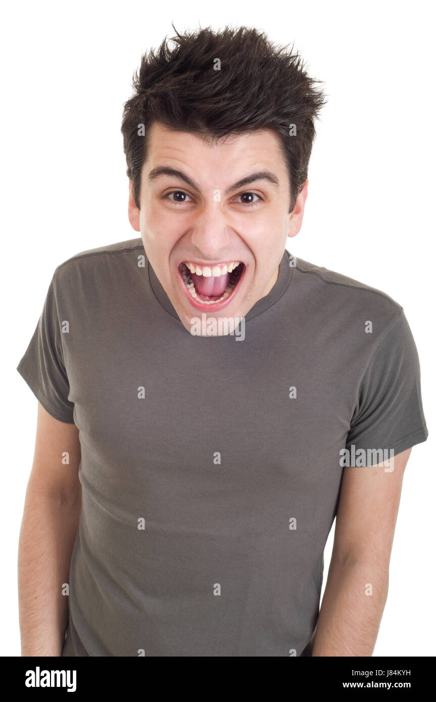 Teeth anger resentment annoy raving hi-res stock photography and images ...