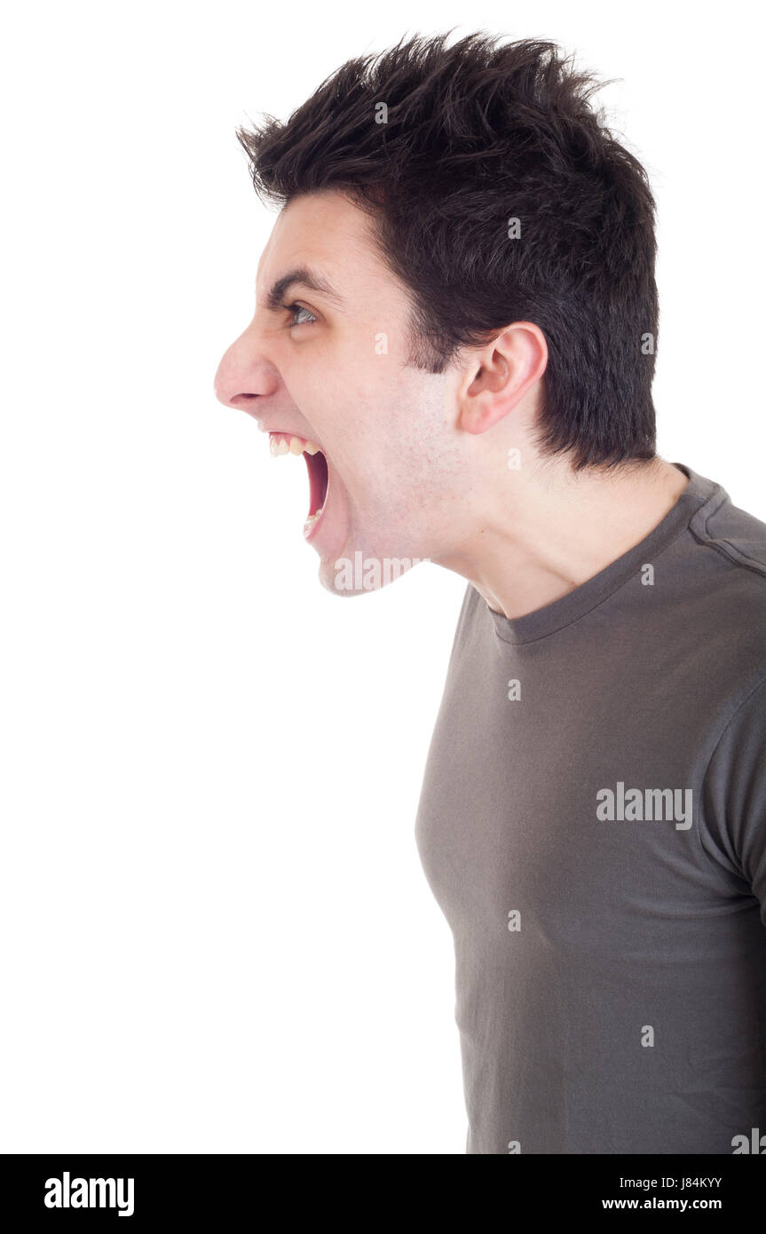 Teeth anger resentment annoy raving hi-res stock photography and images ...