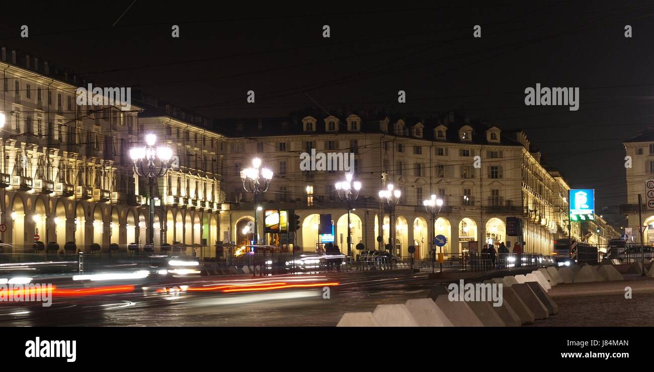 square piazza italy city town night nighttime lights baroque europe ...