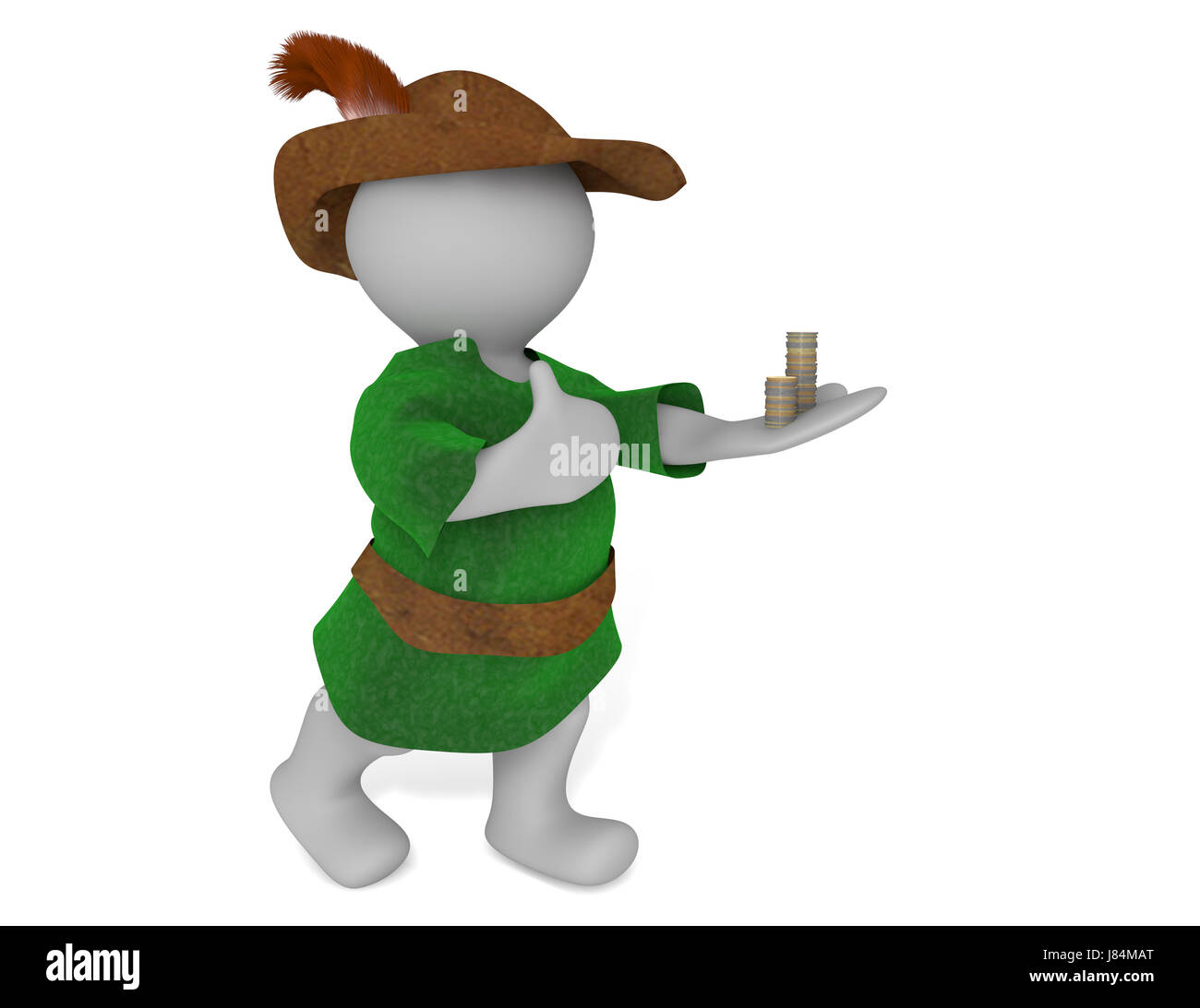 Robin hood cartoon hi-res stock photography and images - Alamy