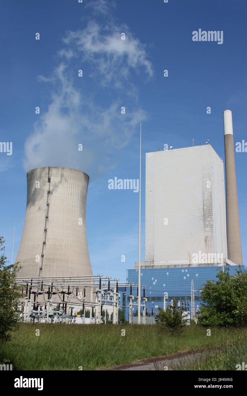power station coal power station cooling tower nuclear power station ...