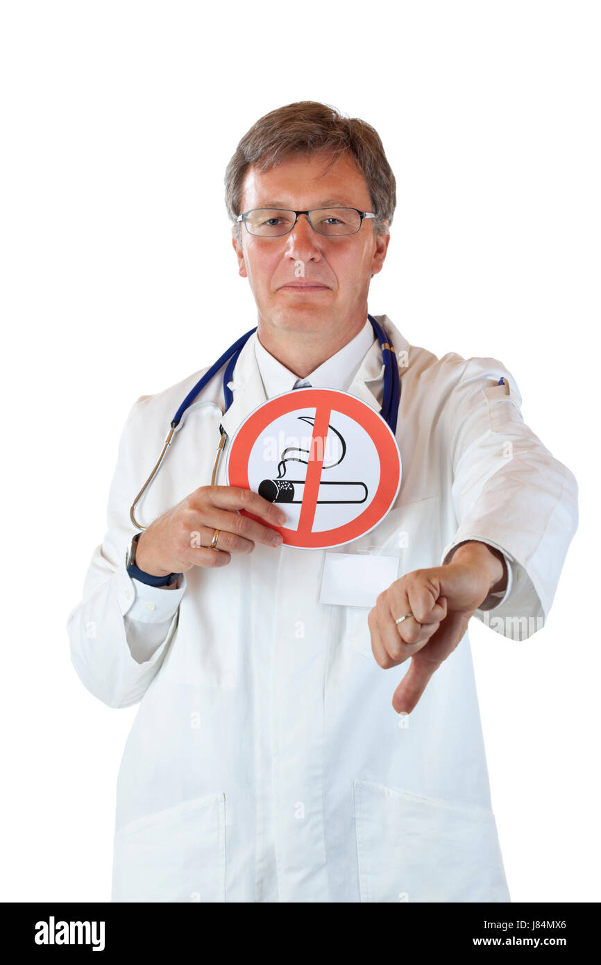 doctor physician medic medical practicioner nonsmoker refusal unhappy ...