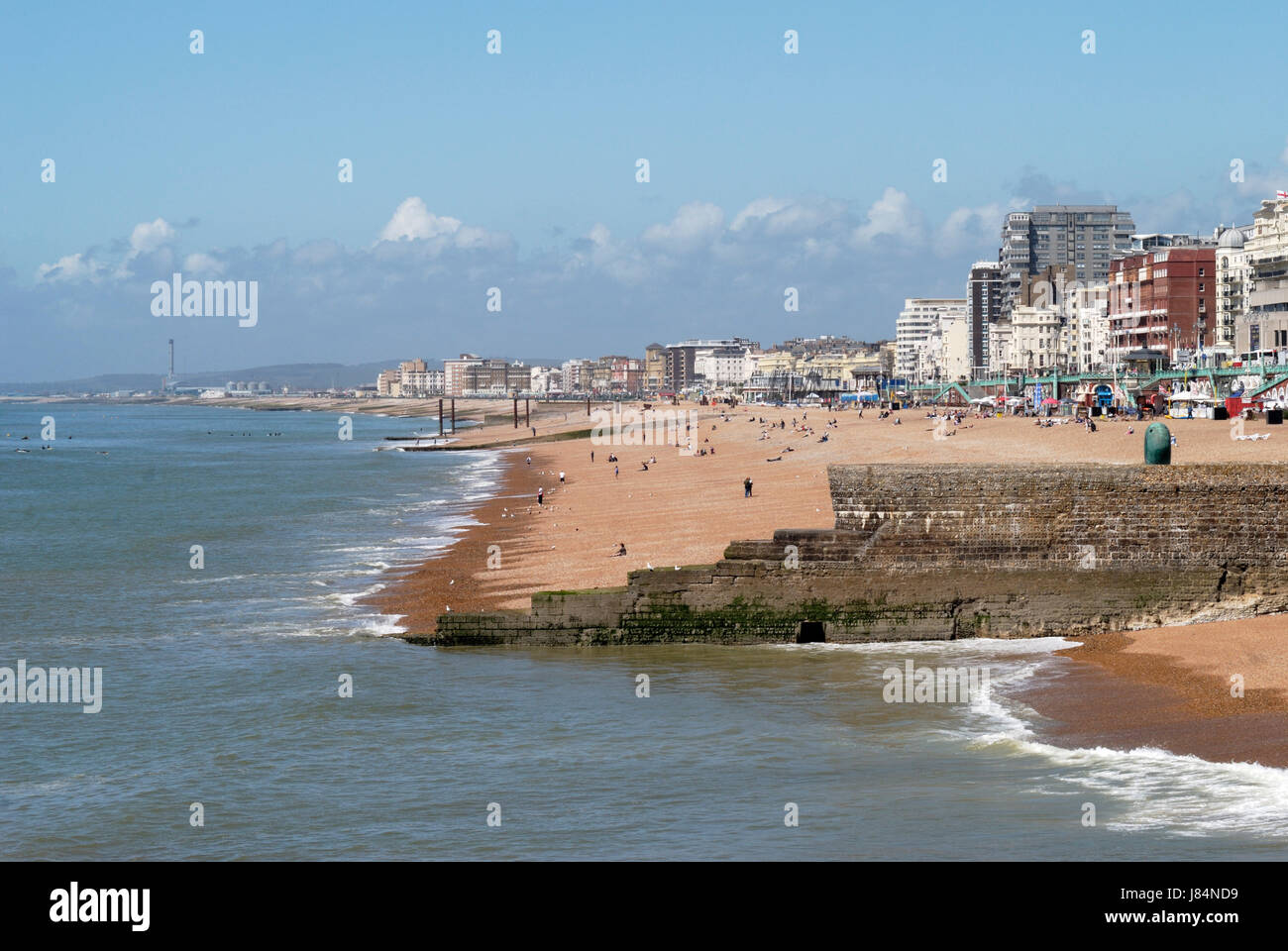 beach seaside the beach seashore england salt water sea ocean water ...