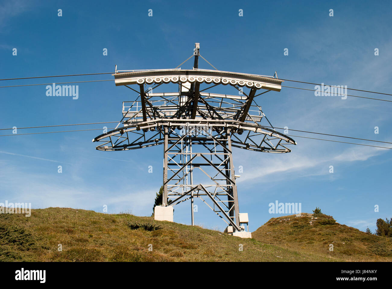 steel mast cablecar rope blue mountains engineering iron gondola means ...