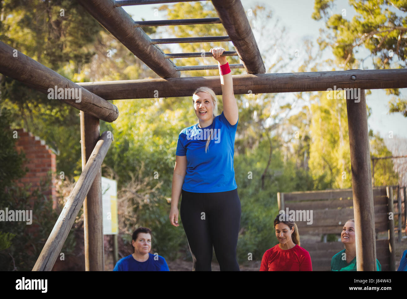 Climb monkey bars hi-res stock photography and images - Alamy