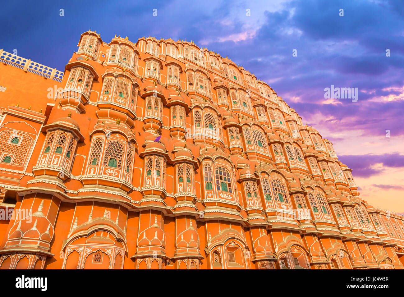 Hawa Mahal Jaipur Sunset High Resolution Stock Photography and Images ...