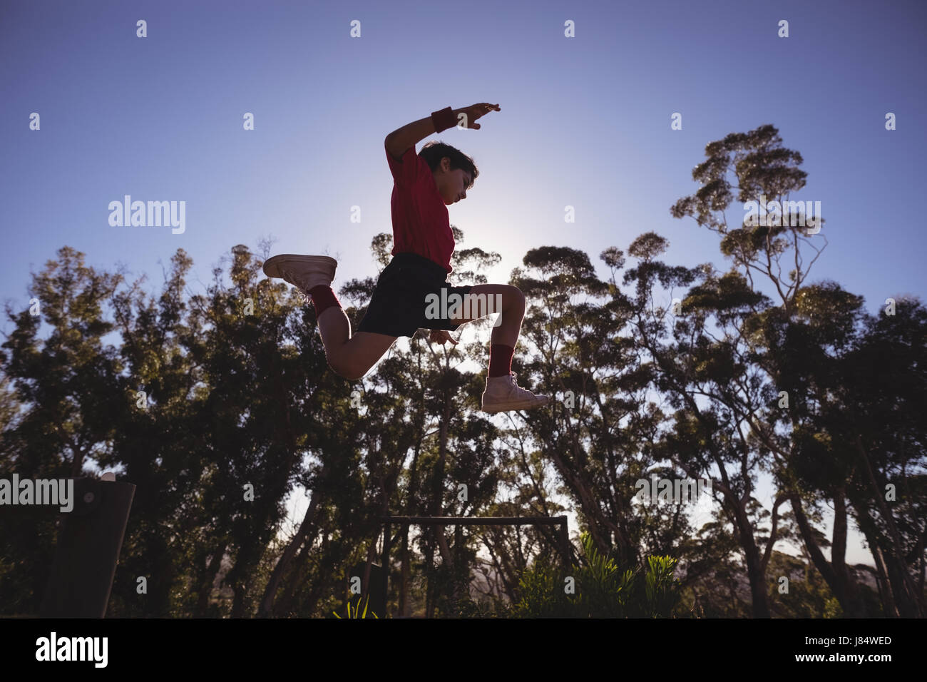 Jumping an obstacle hi-res stock photography and images - Alamy