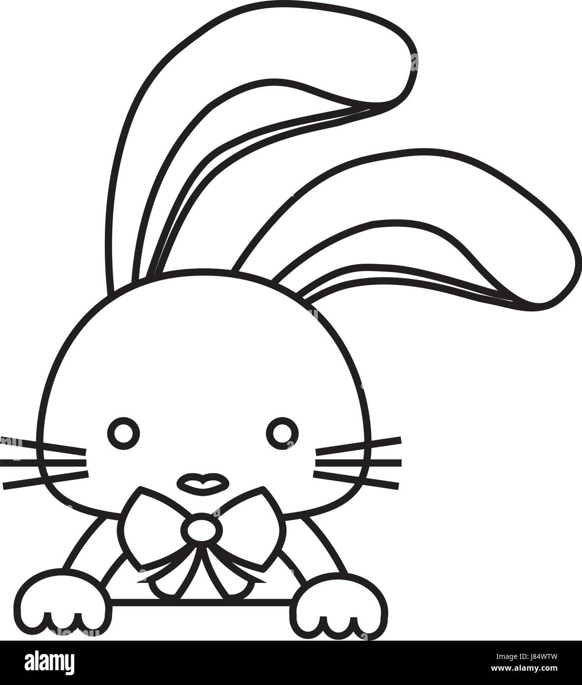 cute bunny design Stock Vector Image & Art - Alamy