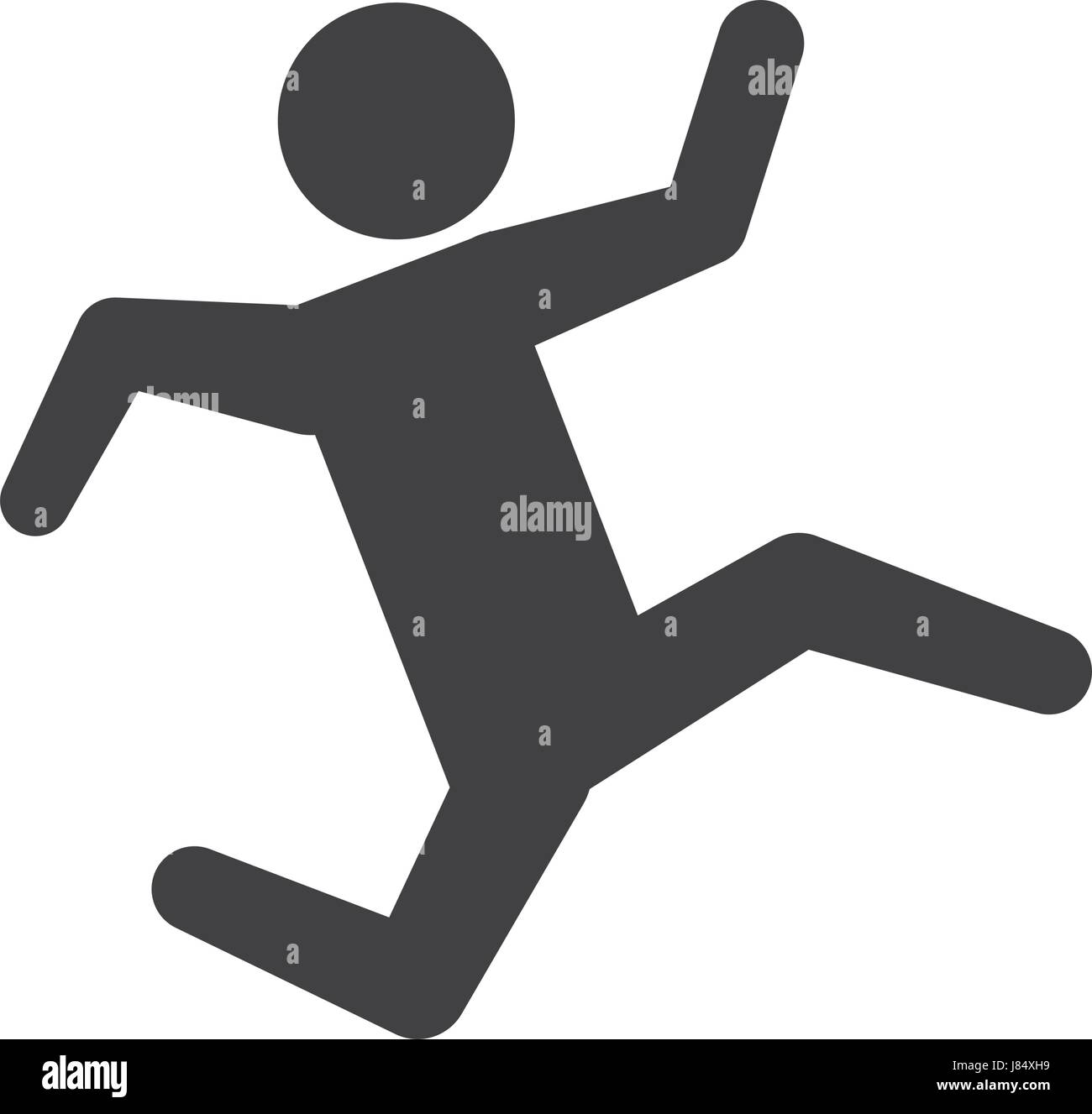 Stickman running Stock Vector Images - Alamy