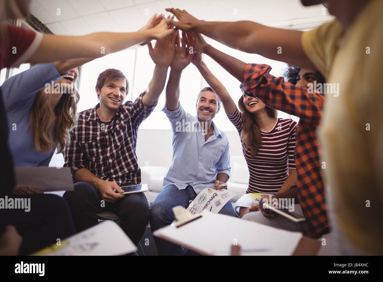 Group High Five Images