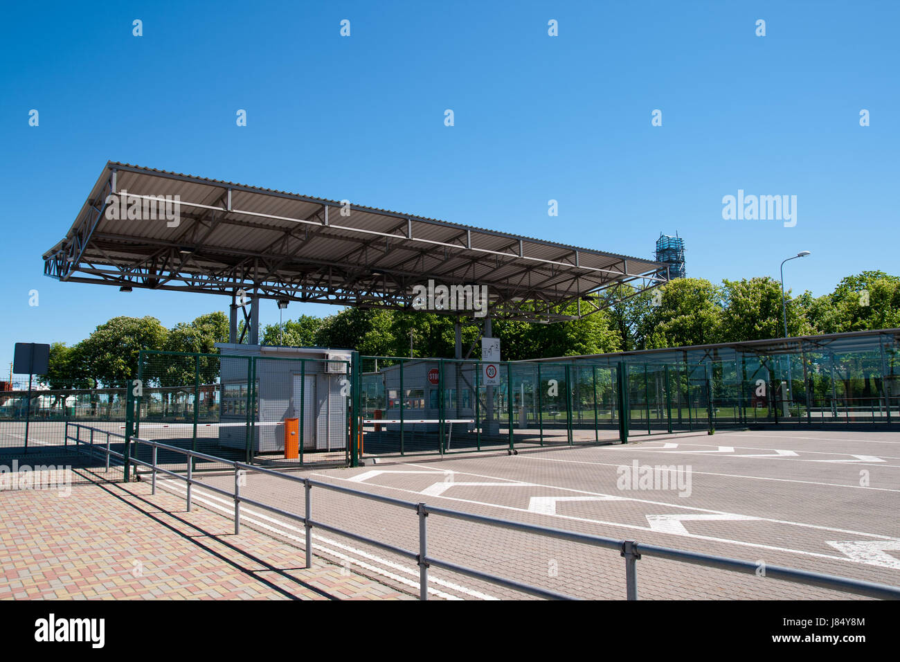 industry entrance door harbor transport dock logistics brick custom ...