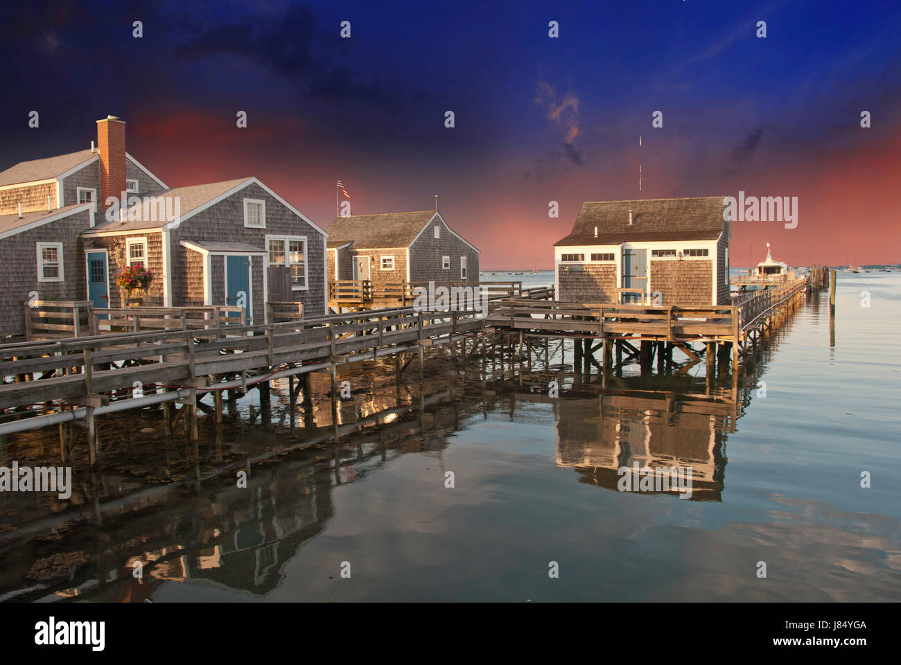 blue beach seaside the beach seashore cape calm boardwalk chimney ...