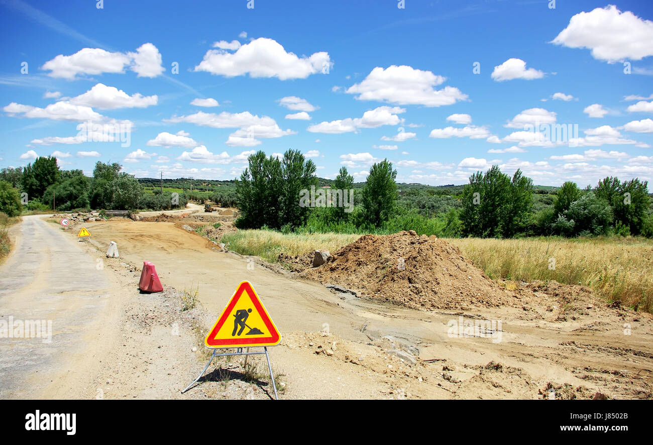 sign signal traffic transportation work factory roadside warning road ...