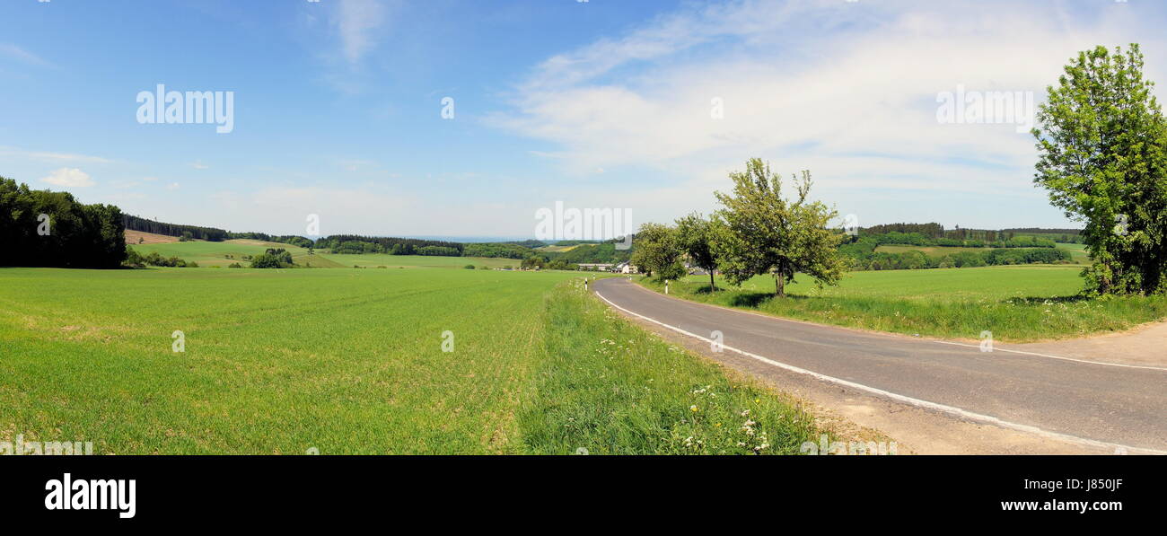 field street road scenery countryside nature green field spring fields ...