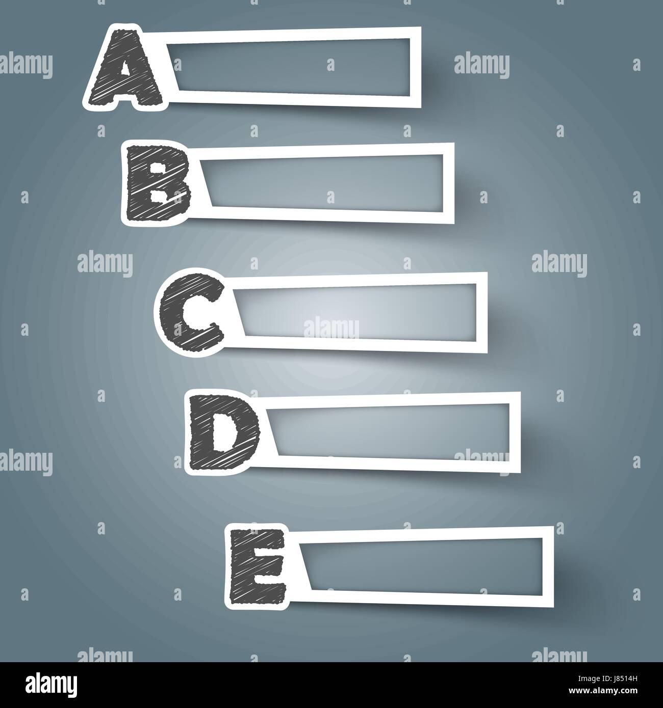 Alphabet 3D digital illustration Infographic Stock Vector Image & Art ...