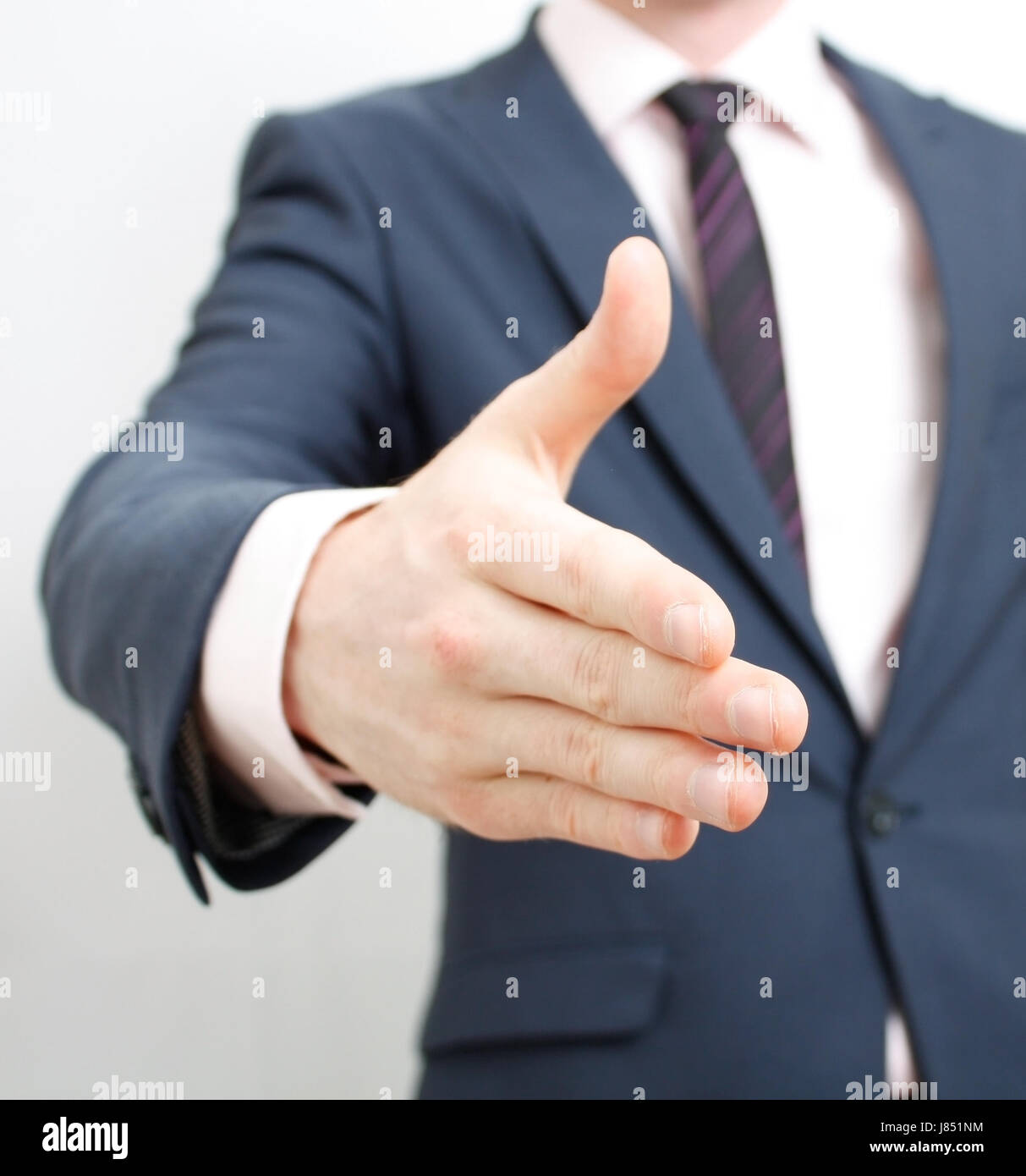 Welcome hand gesture white hi-res stock photography and images - Alamy