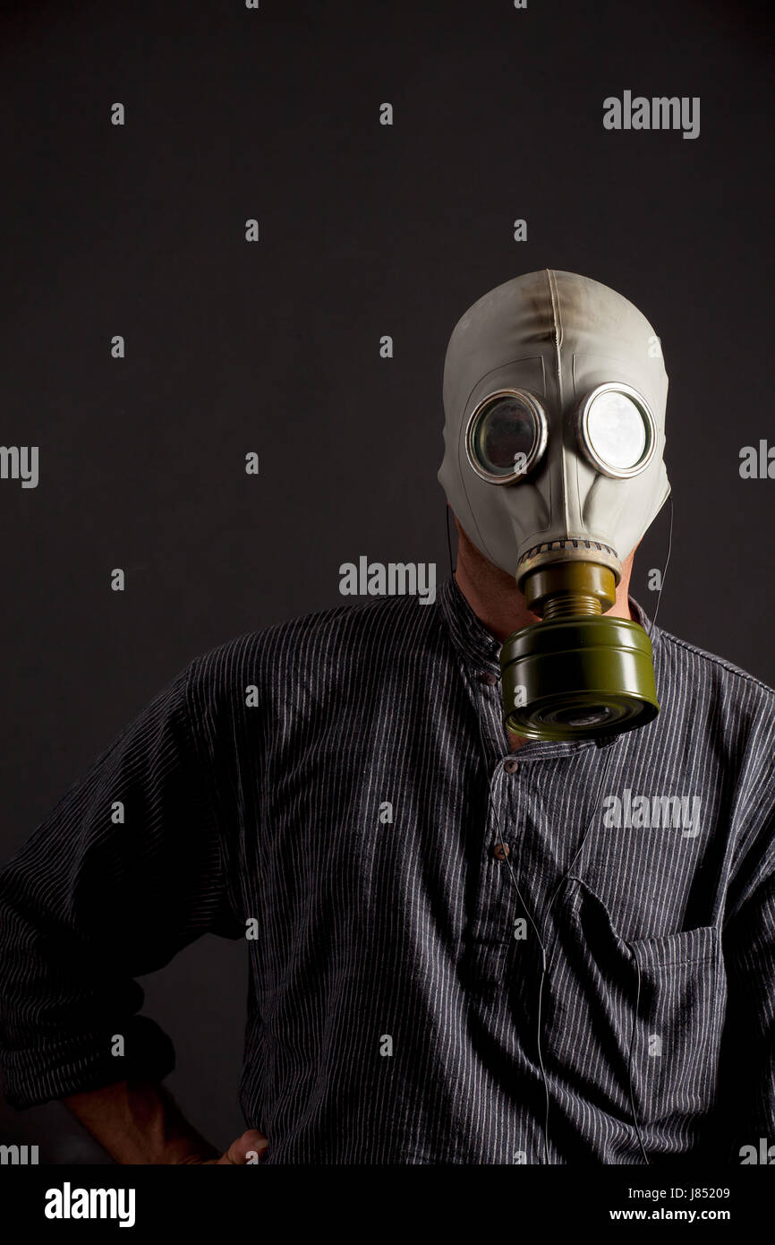 gas breather gas mask mask man single danger environment enviroment ...