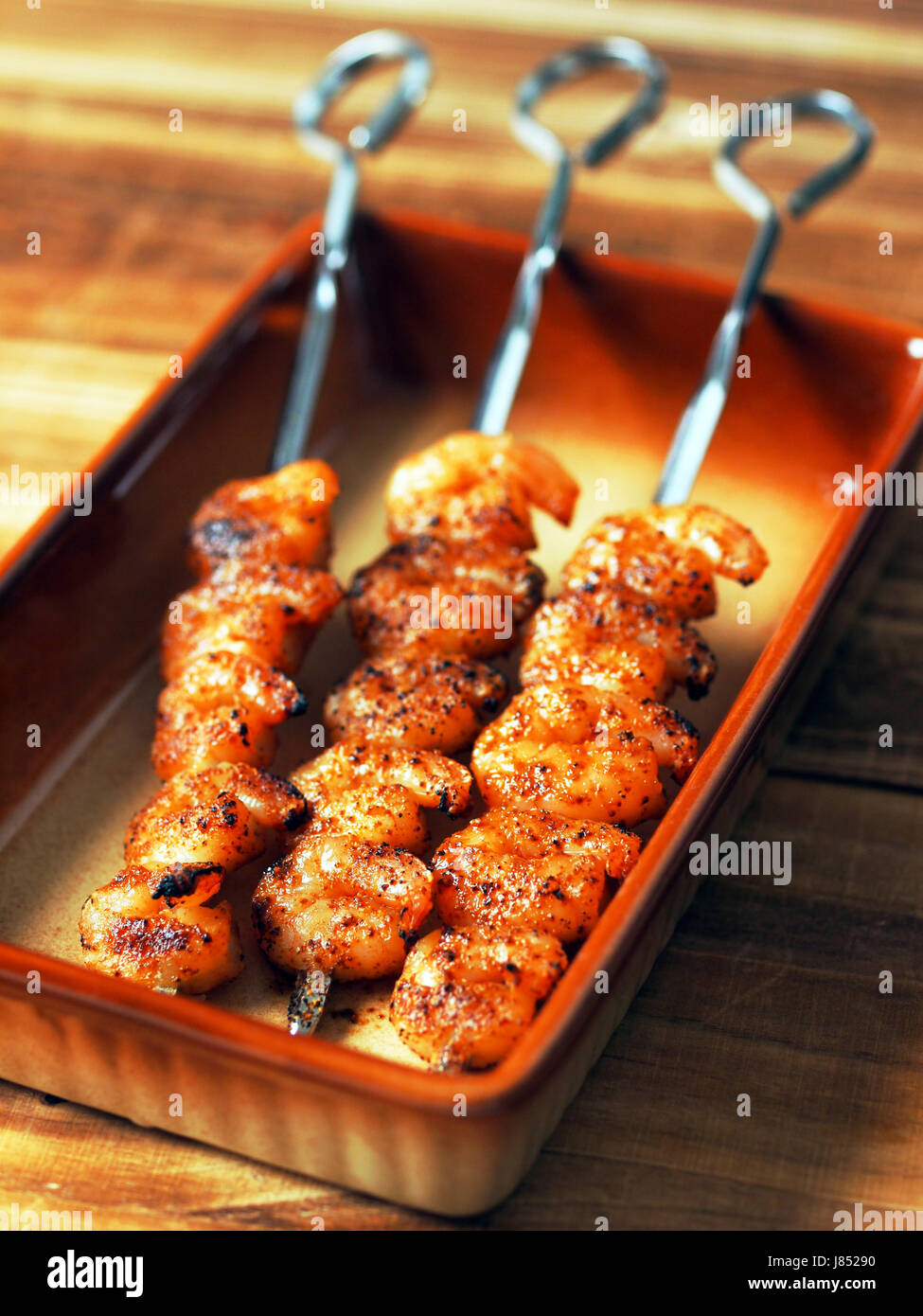 shrimp spicy grill barbecue barbeque shrimps skewer bbq bar-b-q food ...