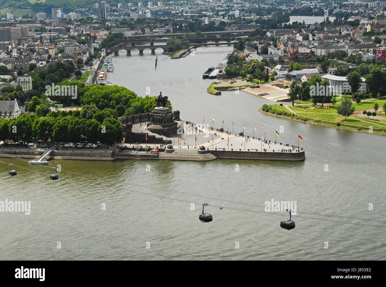 Monument kaiser wilhelm deutsches eck hi-res stock photography and ...
