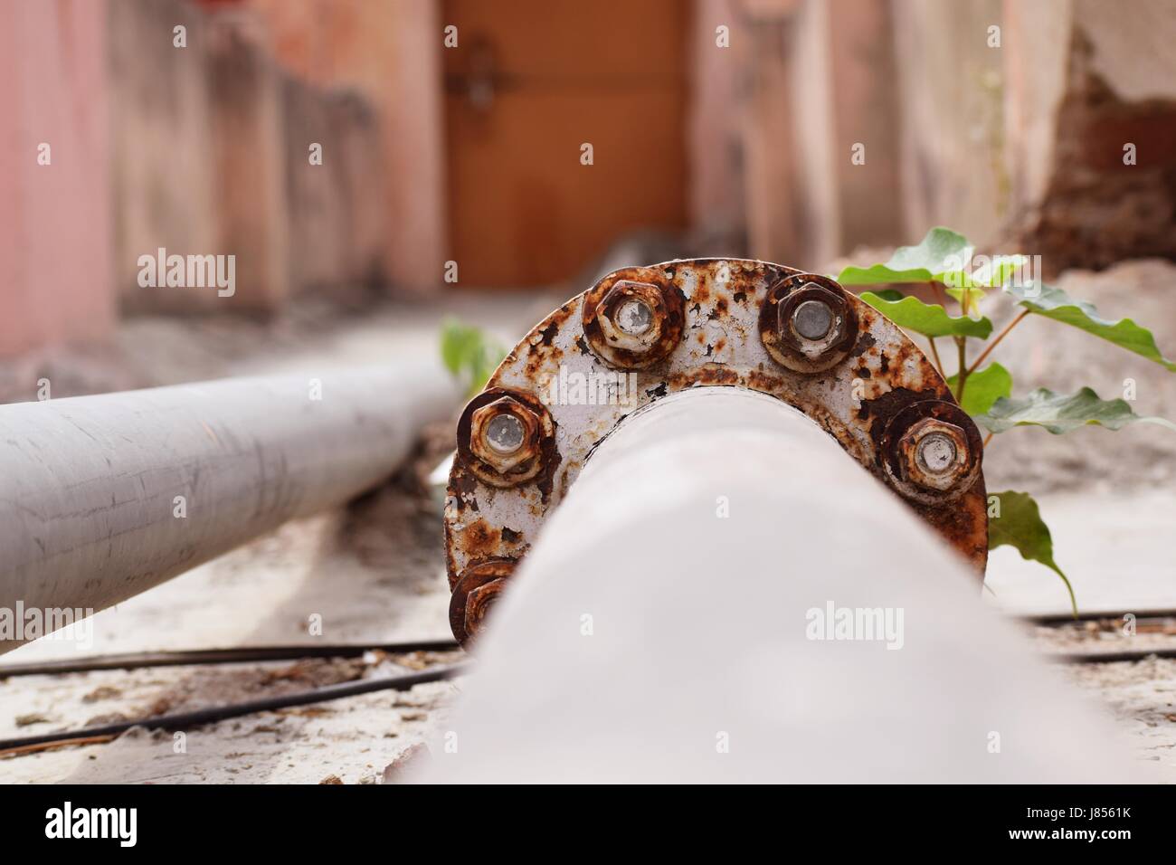 old pipe joint Stock Photo - Alamy
