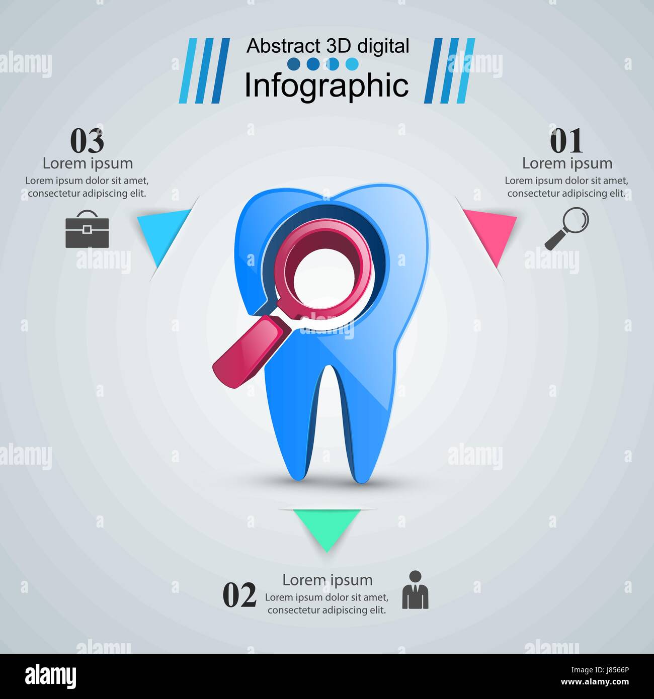 Business Infographics. Tooth icon Stock Vector Image & Art - Alamy