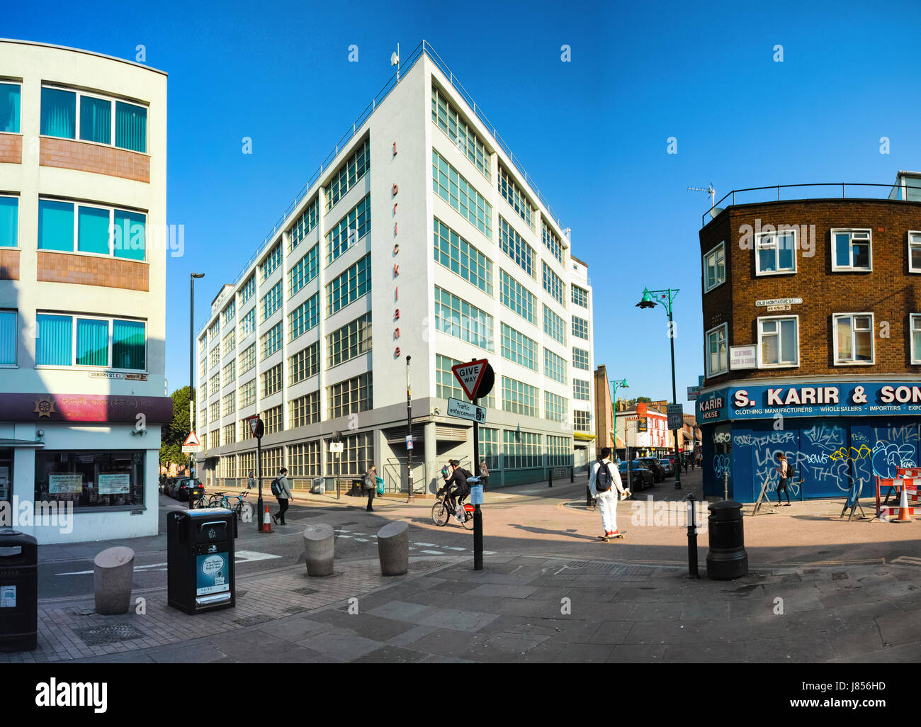 England London Whitechapel Brick Lane Stock Photos & England London ...