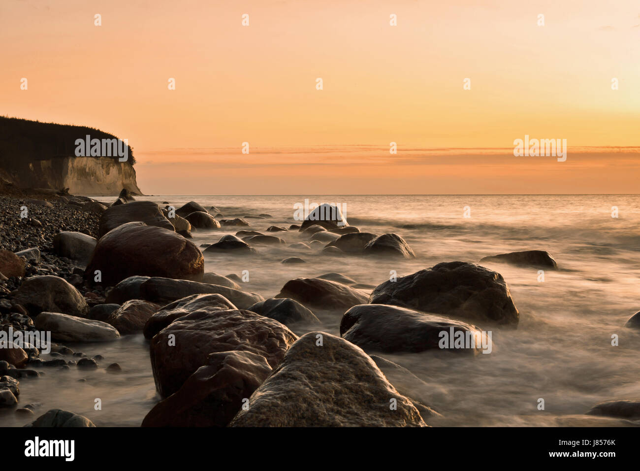 baltic sea - cretaceous rocks Stock Photo - Alamy