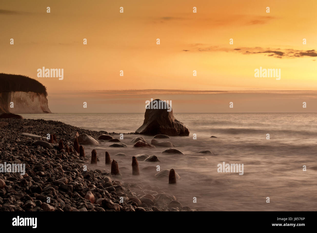 baltic - chalk cliffs Stock Photo - Alamy