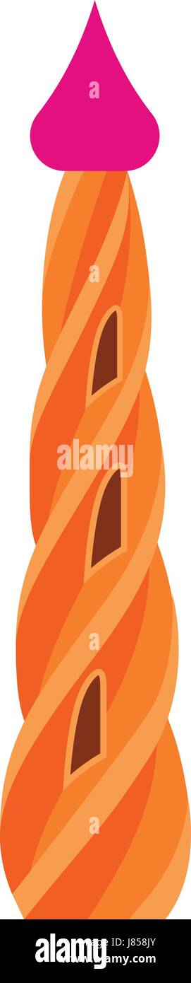 Fairy tower icon, cartoon style Stock Vector Image & Art - Alamy