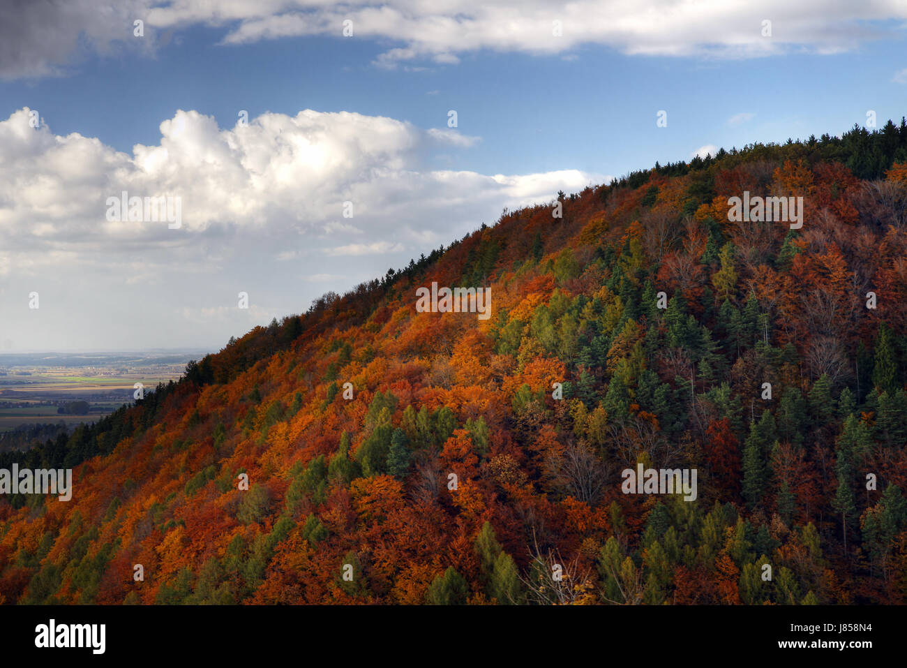 mountains season landscape scenery countryside nature czech forest fall ...